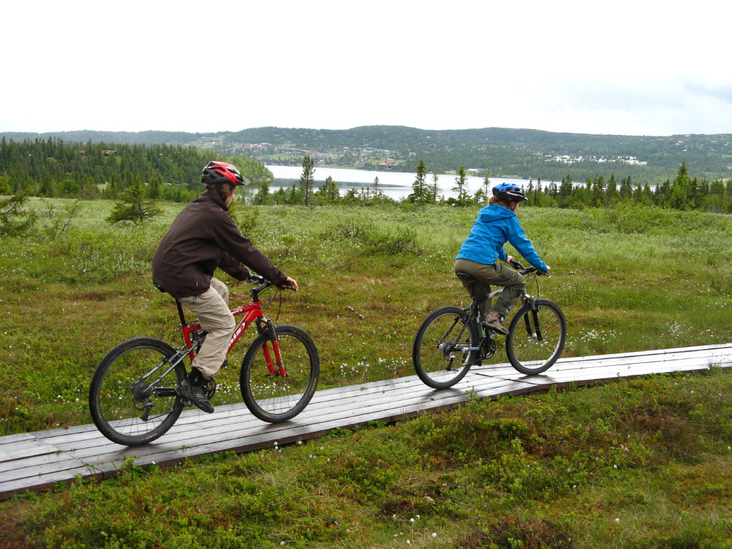Sjusjøen ved Lillehammer - HUB-BIKING